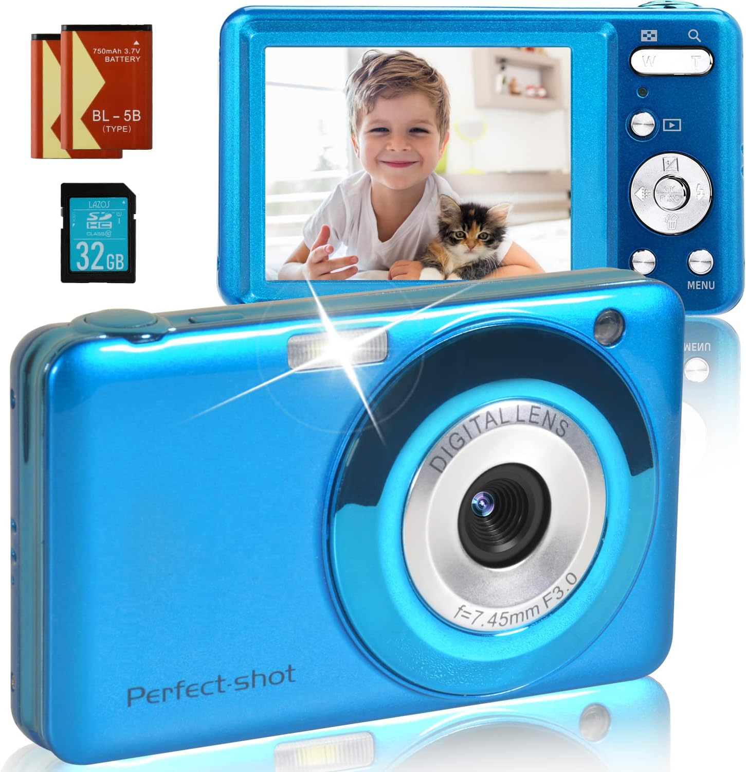 Digital Camera, Vlogging Camera Compact Digital Cameras FHD 1280P 48MP ...
