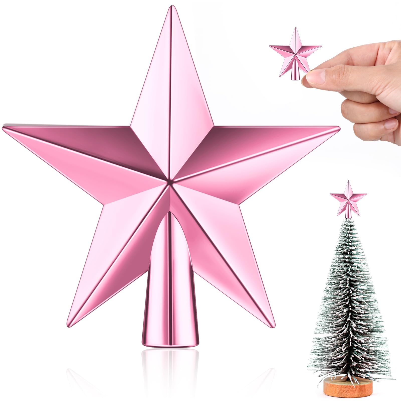 Snapklik.com : Mini Christmas Tree Topper Small Star Tree Topper ...