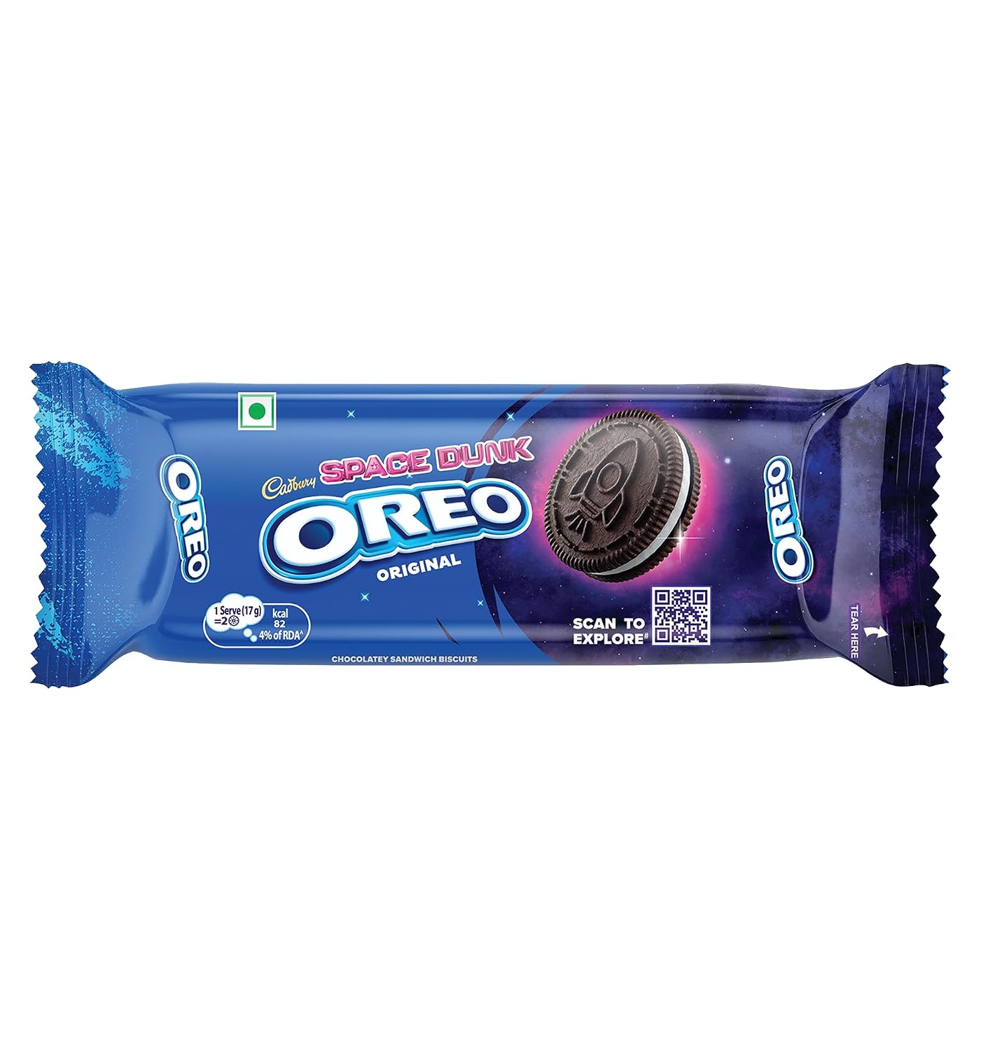 Cadbury Oreo Vanilla Flavour Crème Sandwich Biscuit, 70 g : Amazon.in ...