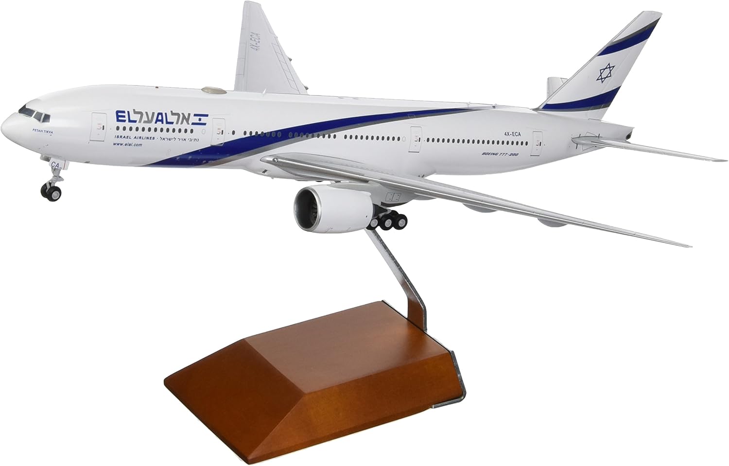 Amazon.com: Gemini200 EL AL B777-200ER 1/200 Scale Airplane Model ...