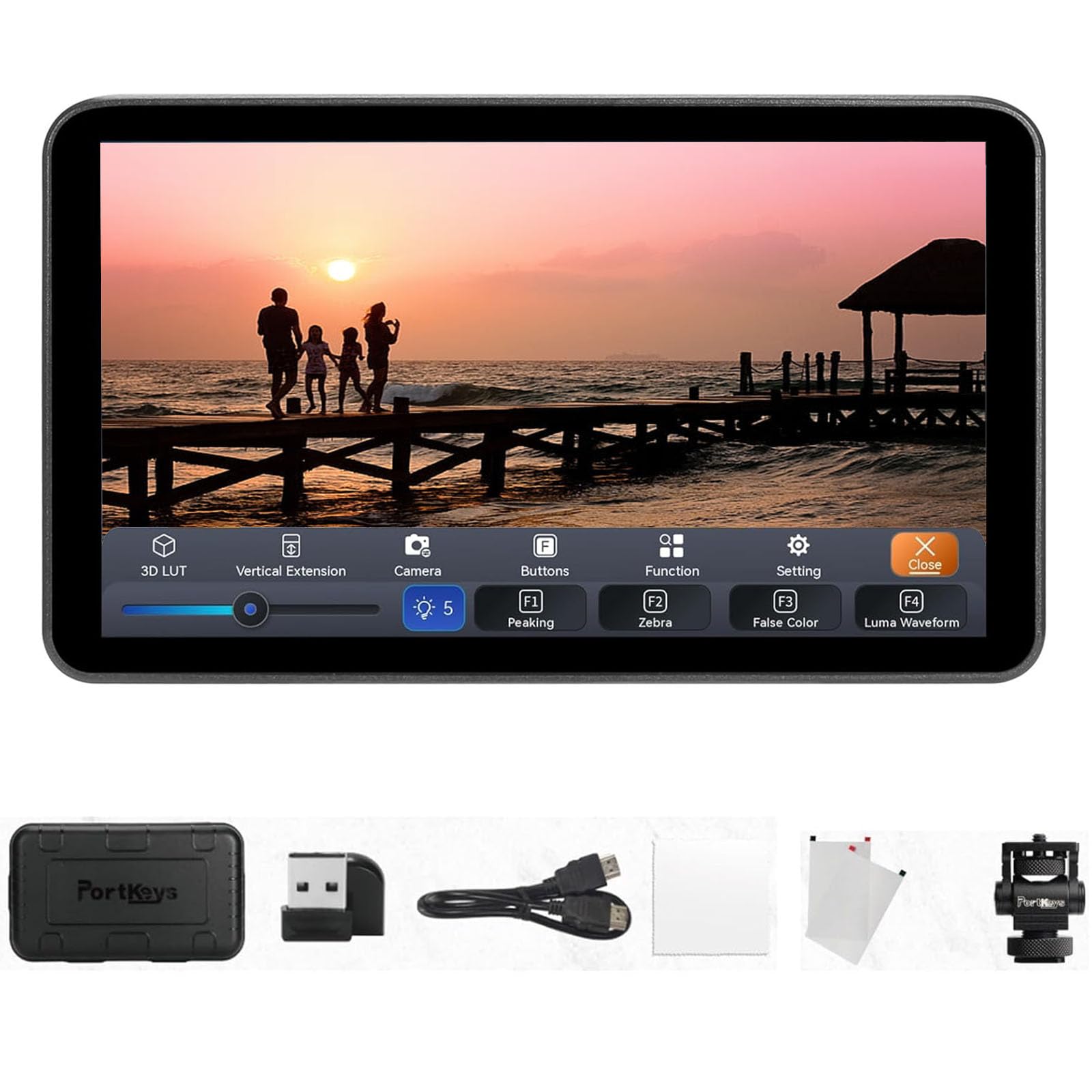Amazon.com: Poretkeys LH7P 7inch 1000nit Touchscreen Camera Field ...