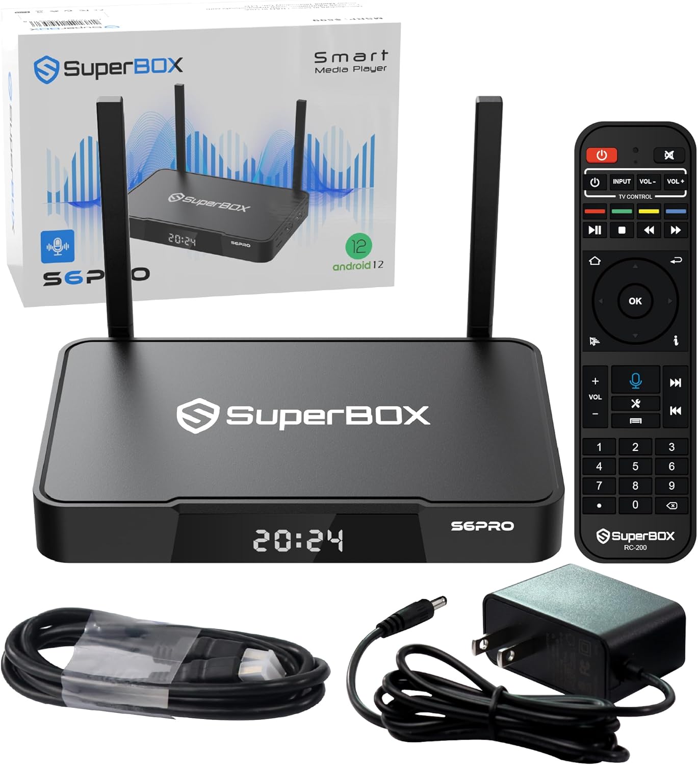 Amazon.com: (Latest) 2025 Latest Bundle Super Box RC200 Voice Remote ...