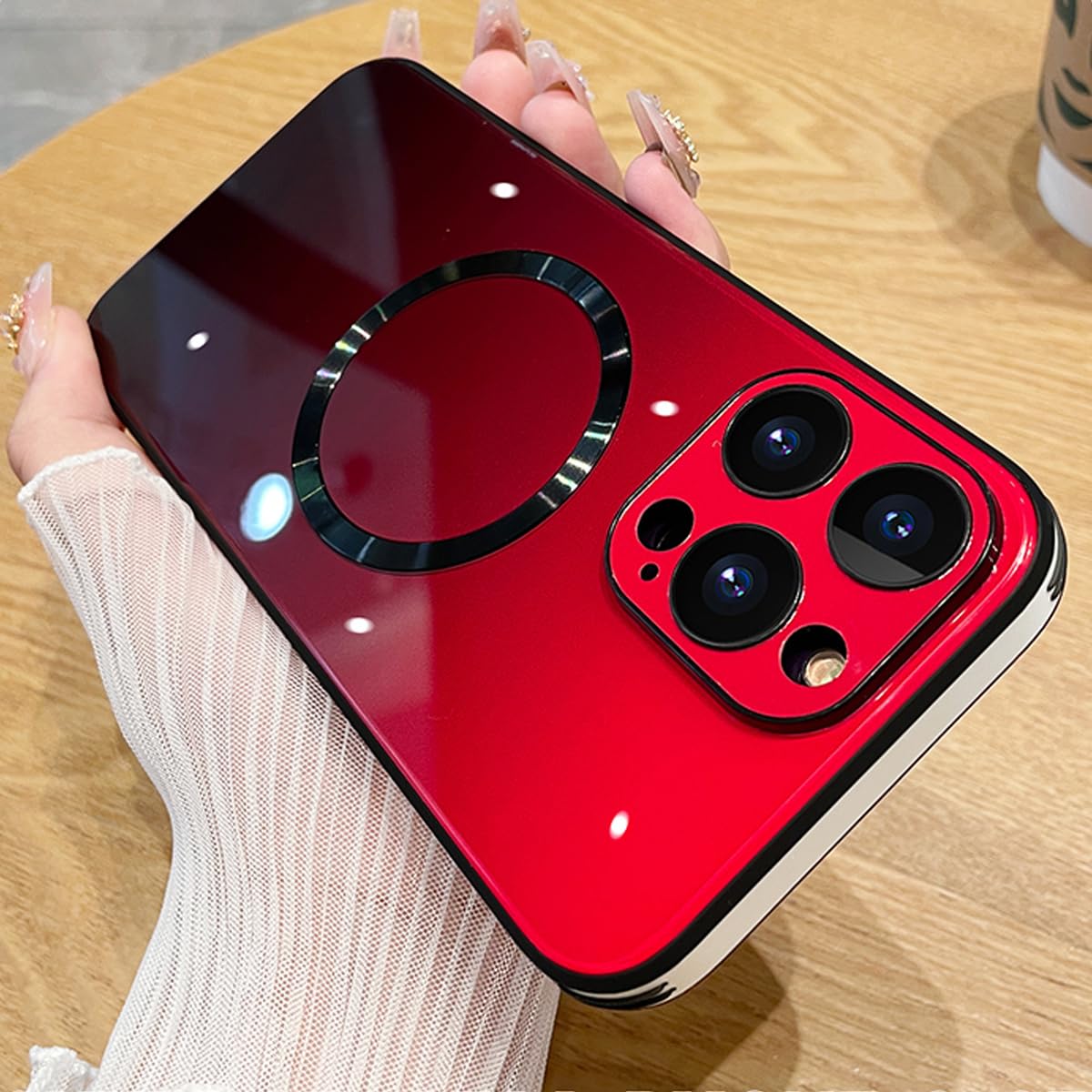 Amazon.com: MOONCASE Magnetic for iPhone 15 Pro Max Case with Full ...