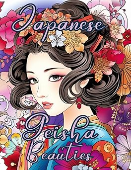 Amazon.com: Japanese Geisha Coloring Book: 9798854586924: Learning ...