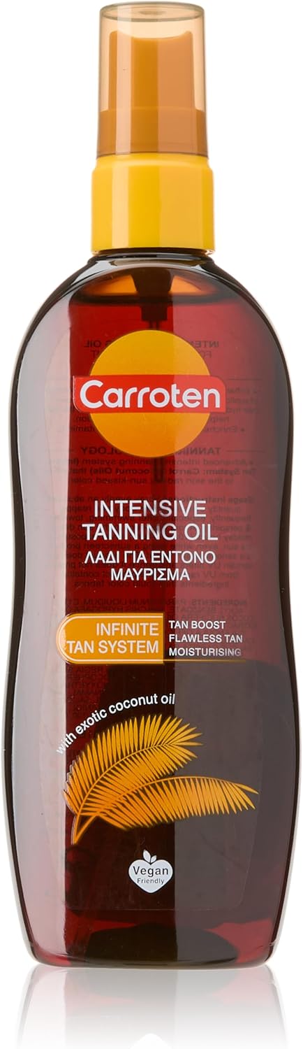 Carroten SPF0 Intensive Tanning Oil Spray 150 ml : Amazon.com.au: Beauty