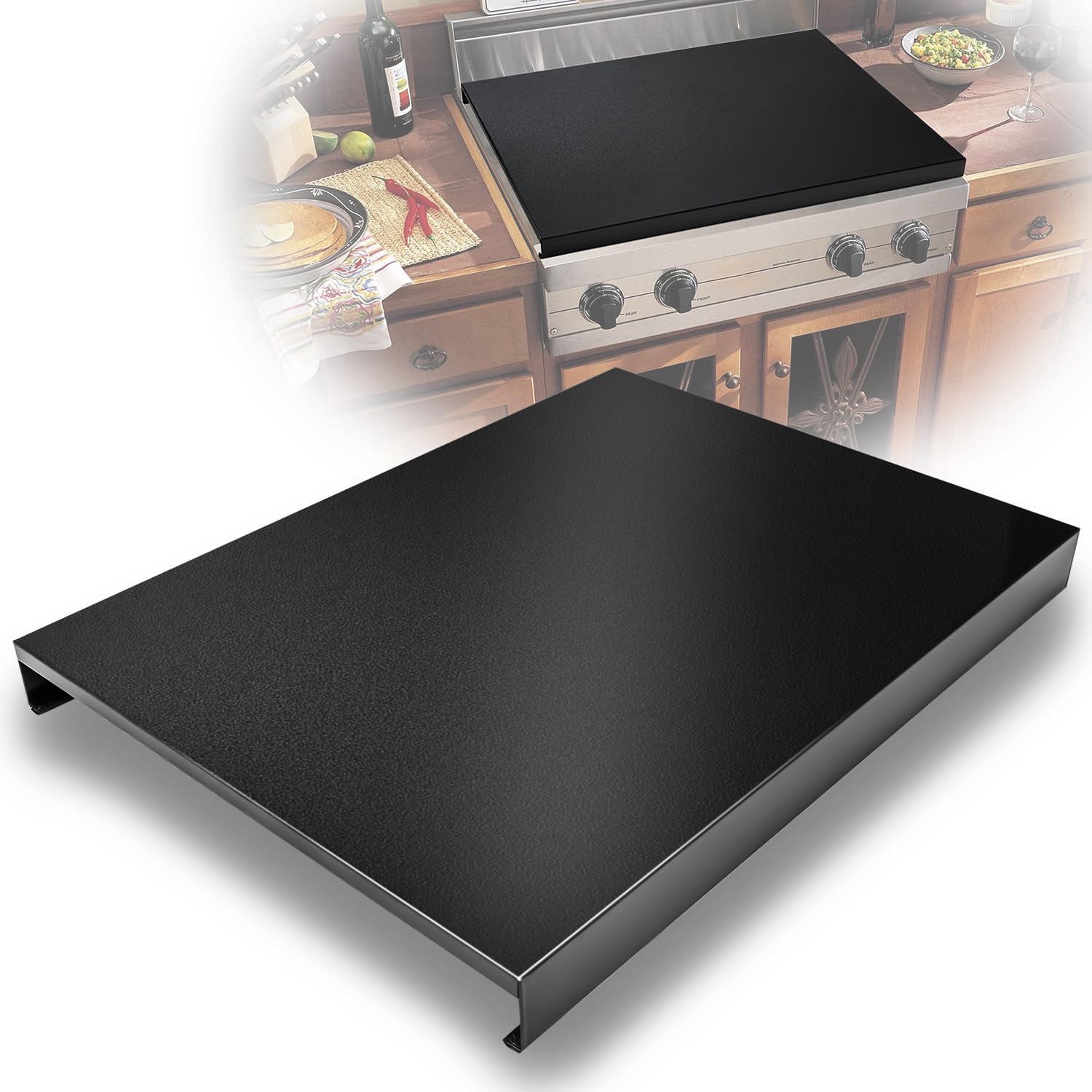 Amazon.com: uxcell Stainless Steel Stove Top Cover, Large Gas Stove ...