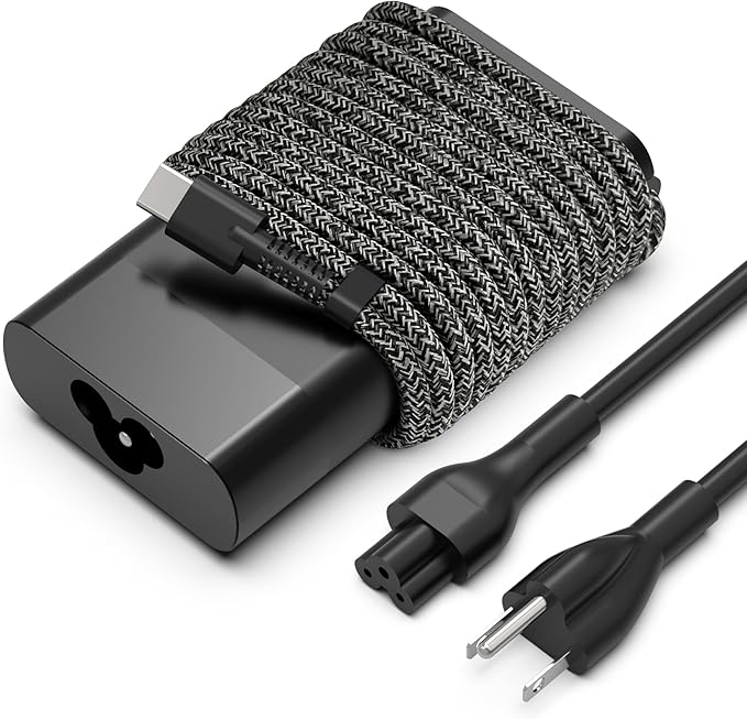 Amazon.com: QIOUZW 65W USB C Slim Laptop Charger Compatible with HP ...