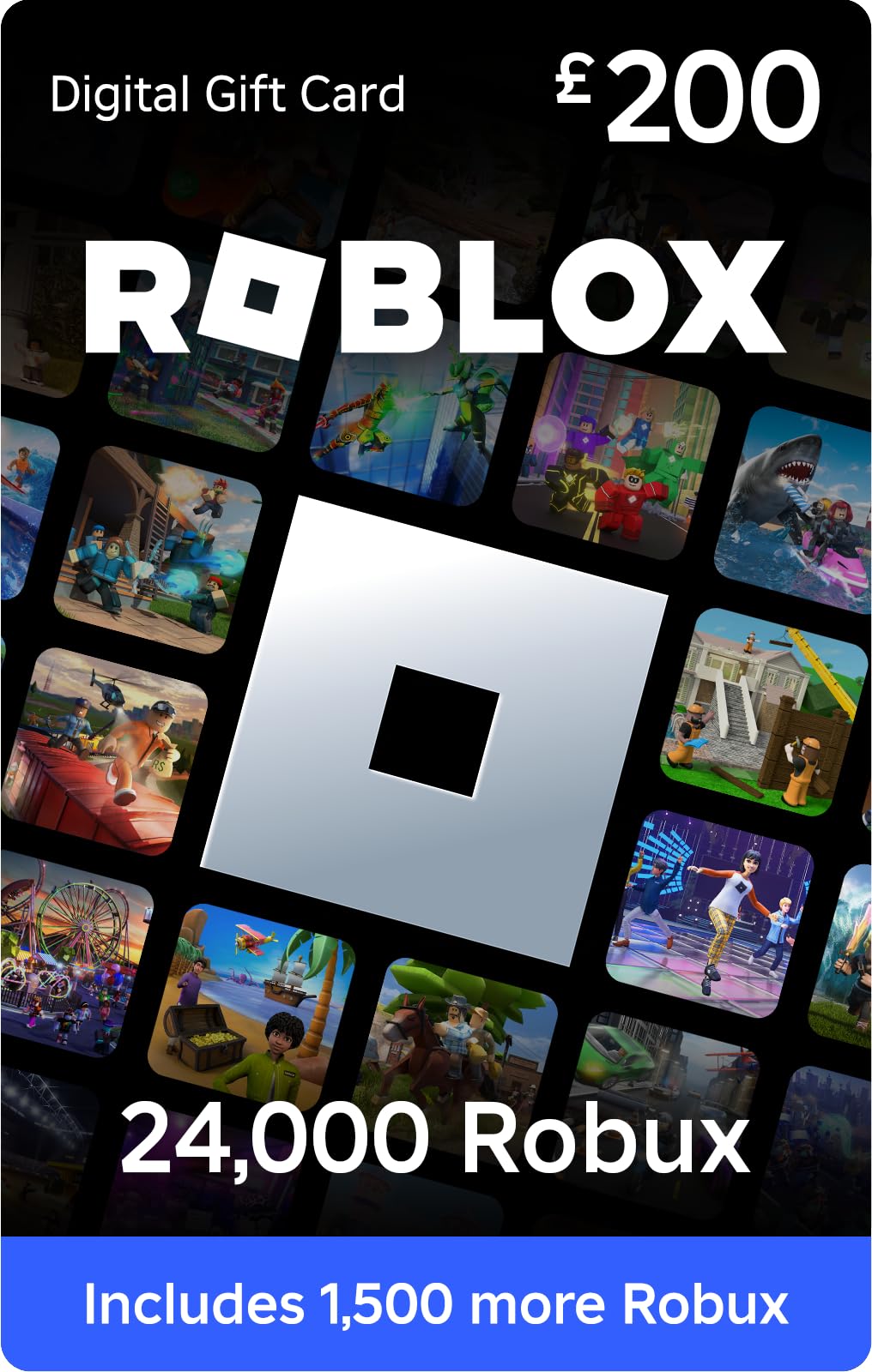 Roblox Gift Card - 24,000 Robux [Includes Exclusive Virtual Item ...