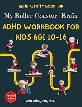 Amazon.com: ADHD Activity Book For My Roller Coaster Brain: ADHD ...
