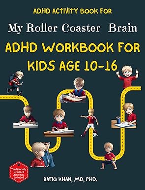 Amazon.com: ADHD Activity Book For My Roller Coaster Brain: ADHD ...