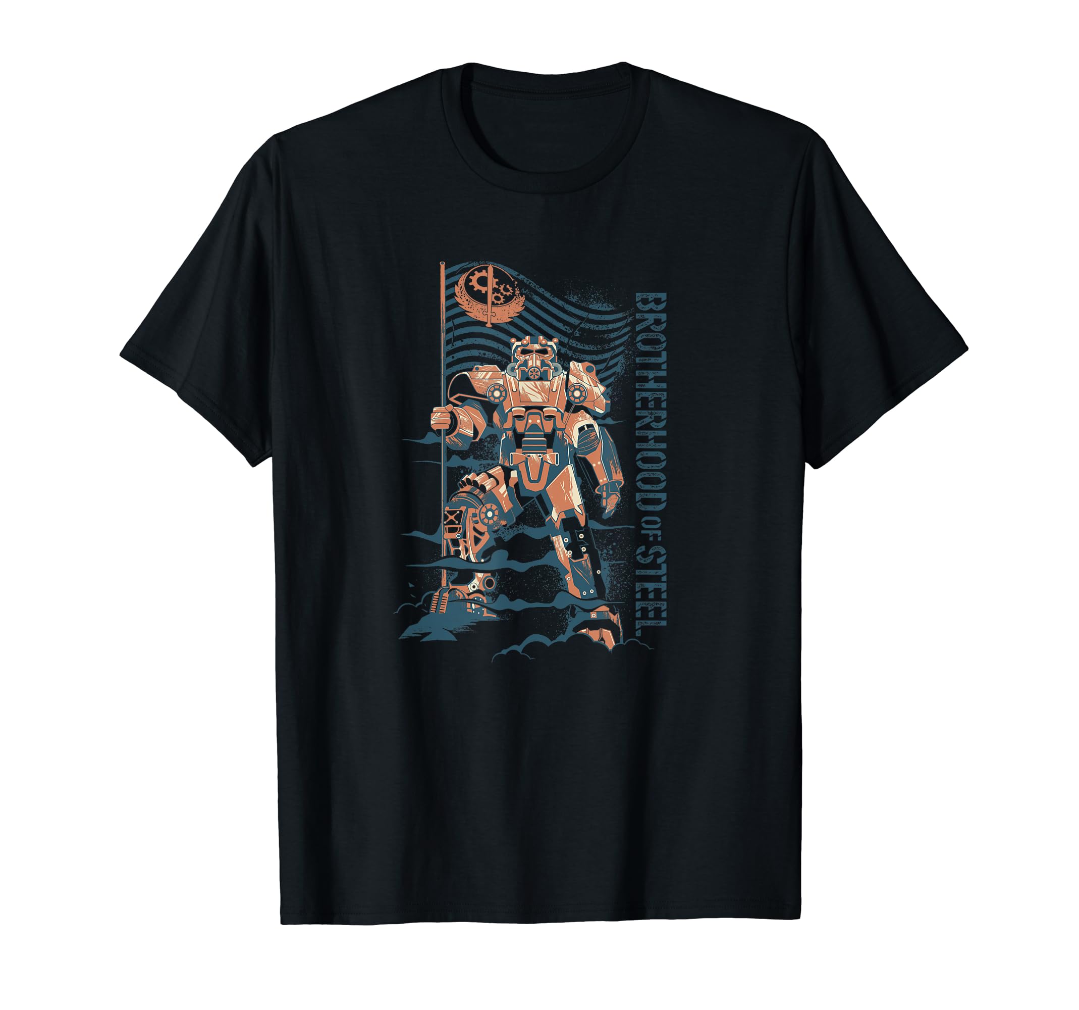 Amazon.com: Fallout - Brotherhood of Steel (dark) T-Shirt : Clothing ...