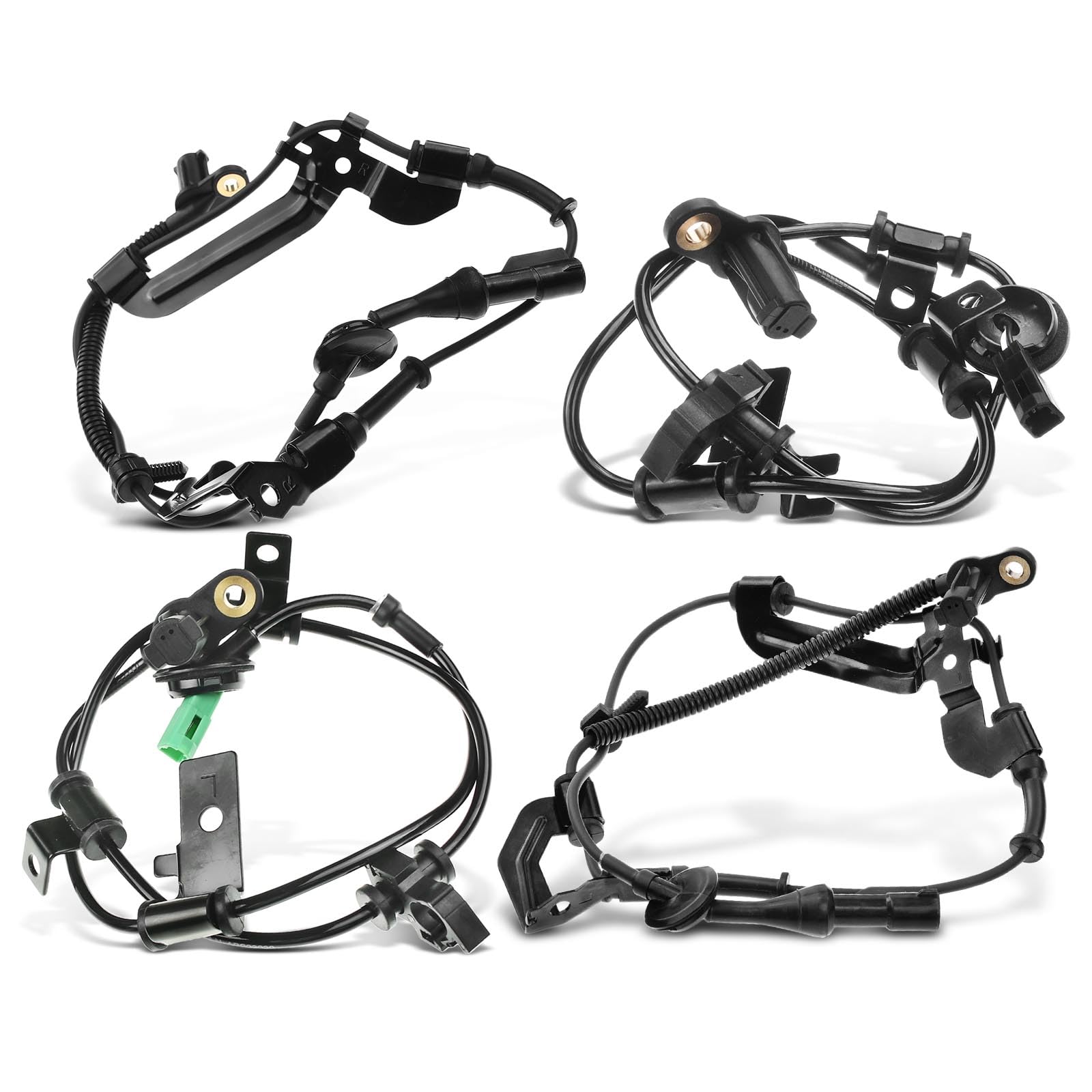 ABS Wheel Sensors ABS Wheel Speed Sensor 4-PC Set For Ford Escape ...