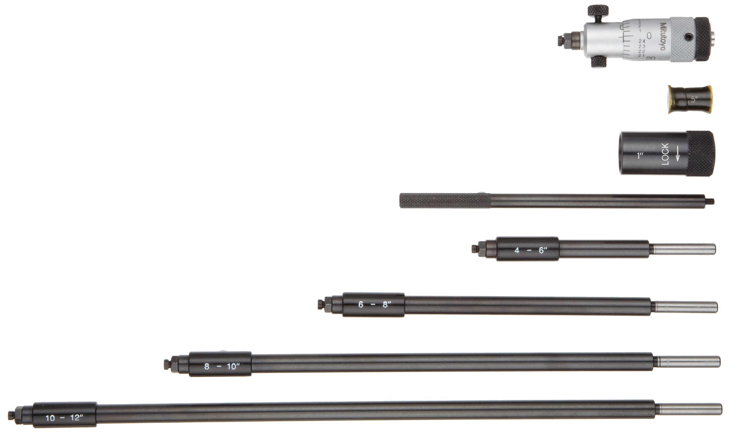 Snapklik.com : Mitutoyo 141-215 Vernier Inside Micrometer, Carbide ...