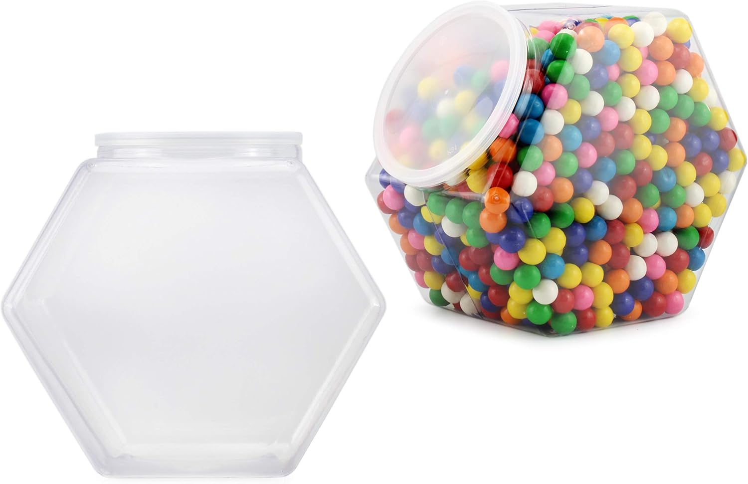 Amazon.com: Cornucopia Gallon Plastic Container Candy Jars (2-Pack ...