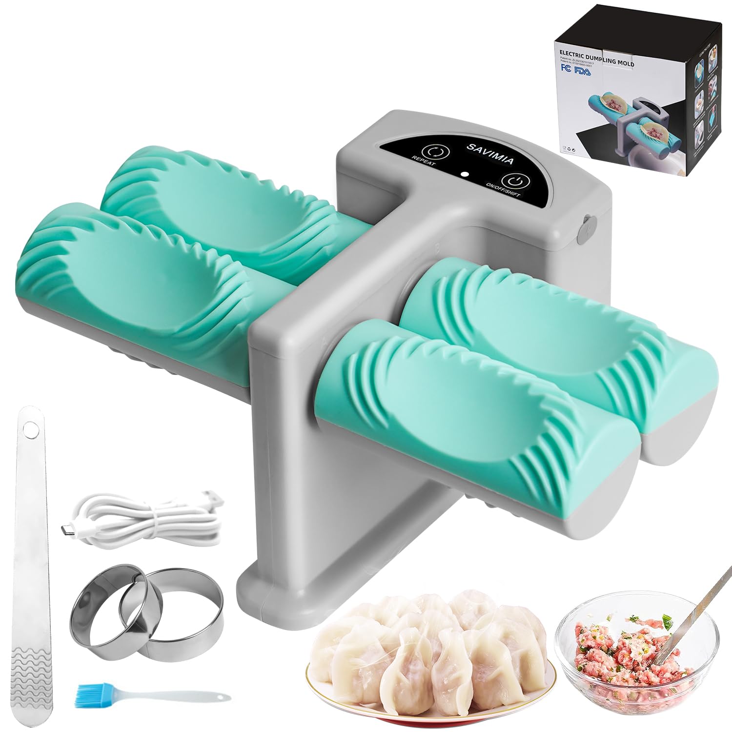 Amazon.com: Electric Dumpling Maker Machine,Automatic Rapid Dumpling ...