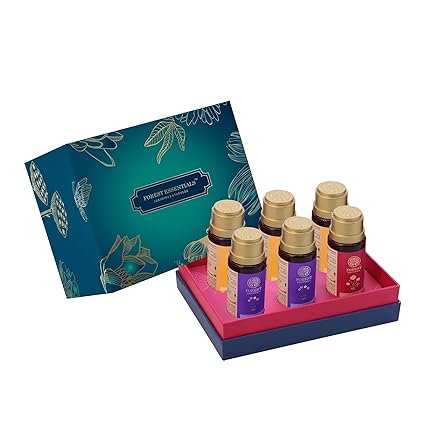 Forest Essentials Mini Delights Gift Box | 6-Piece Gift Set for Face ...