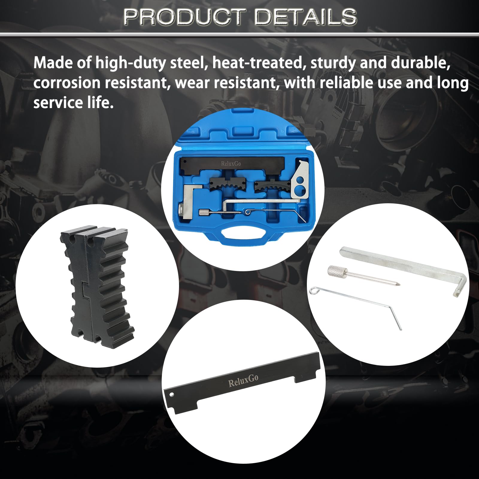 Snapklik.com : Engine Camshaft Tensioning Locking Alignment Timing Belt ...