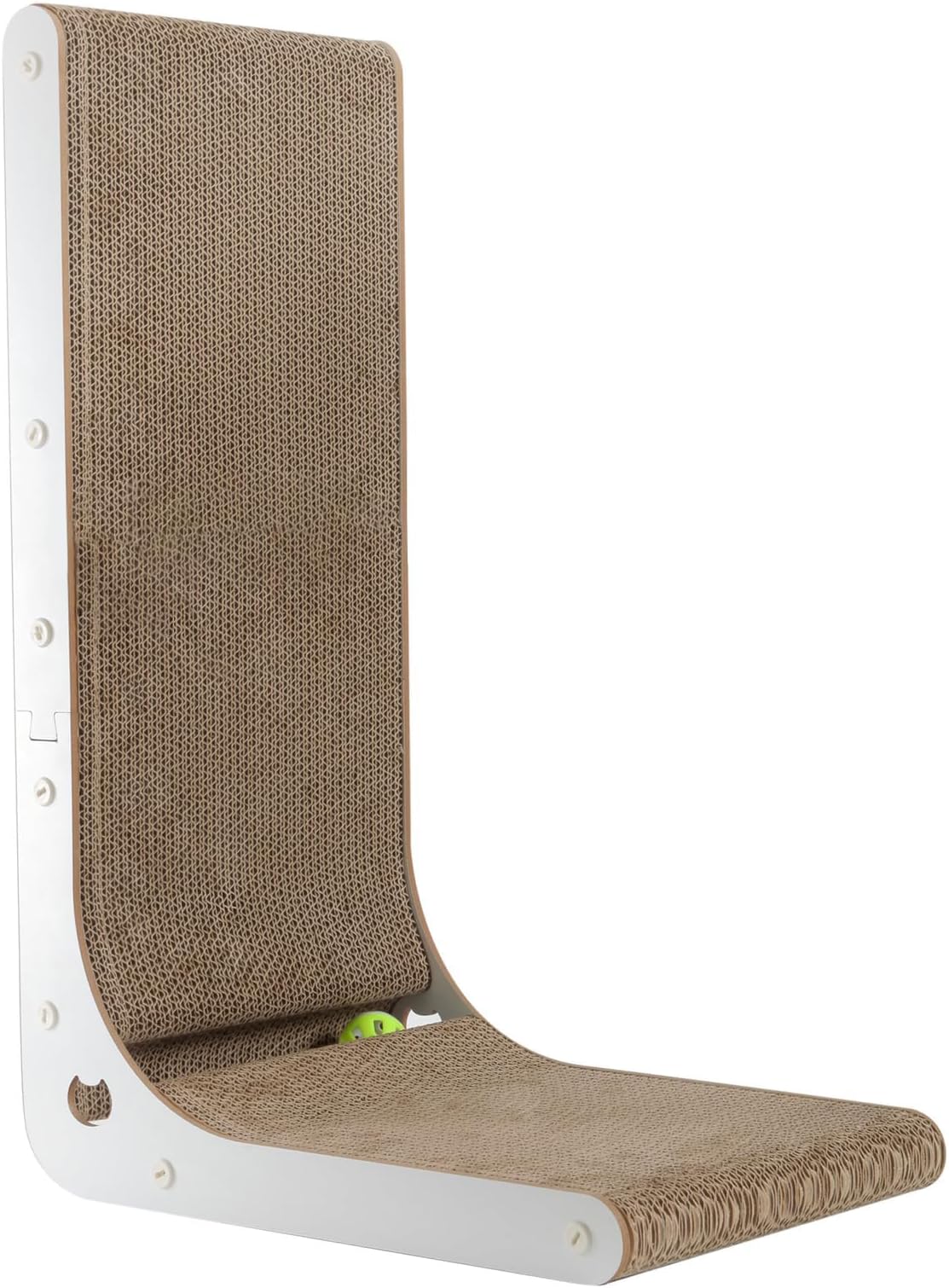 MUAEEOK Cat Scratcher, 60cm/23.6 Inch L Shape Cat Scratch Pad Wall ...