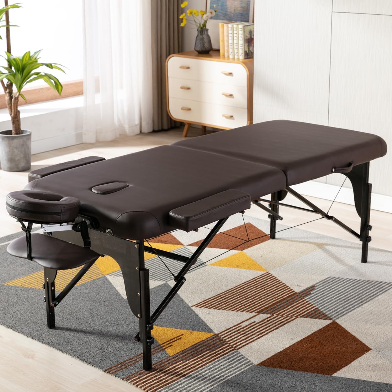 Amazon.com: Ligtakor Portable Massage Table 29 inches Wide PU Leather ...