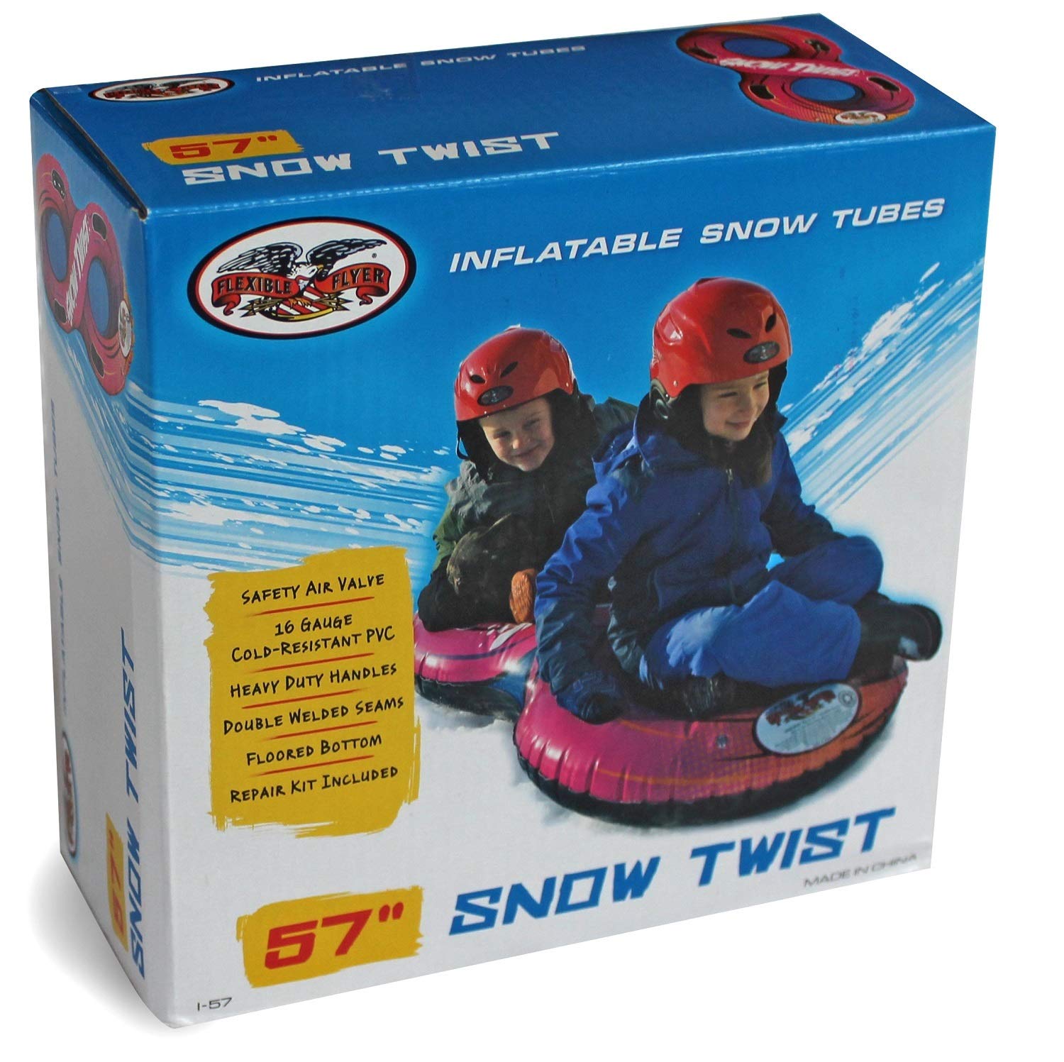 Snapklik.com : Flexible Flyer Snow Twist 2-Person Inflatable Tube Lake ...