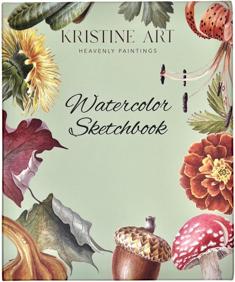 Amazon.com: Kristine Art Beautiful and Practical Hardcover Watercolor ...