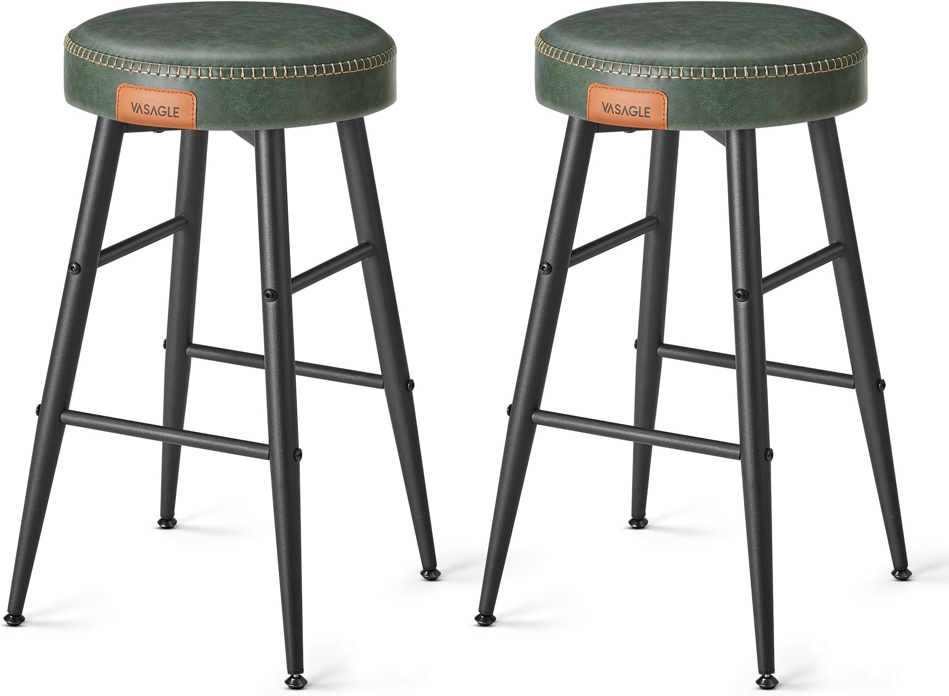 Amazon.com: VASAGLE EKHO Collection - Bar Stools Set of 2, Counter ...