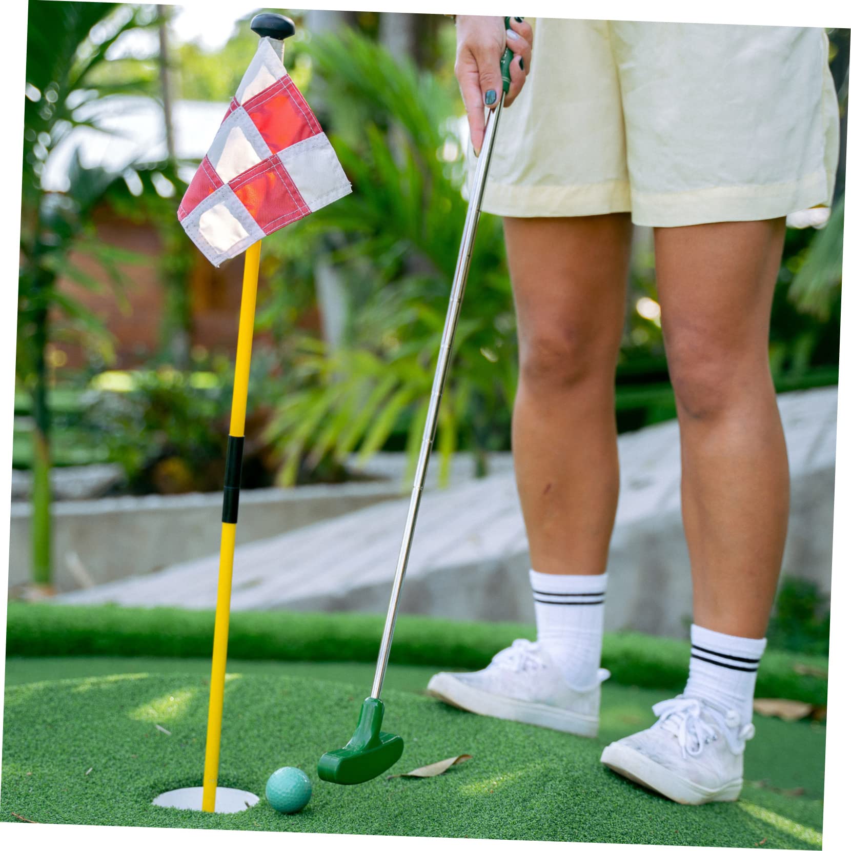 Bandera De Golf Para Practicar Las Banderas En El Green De Golf