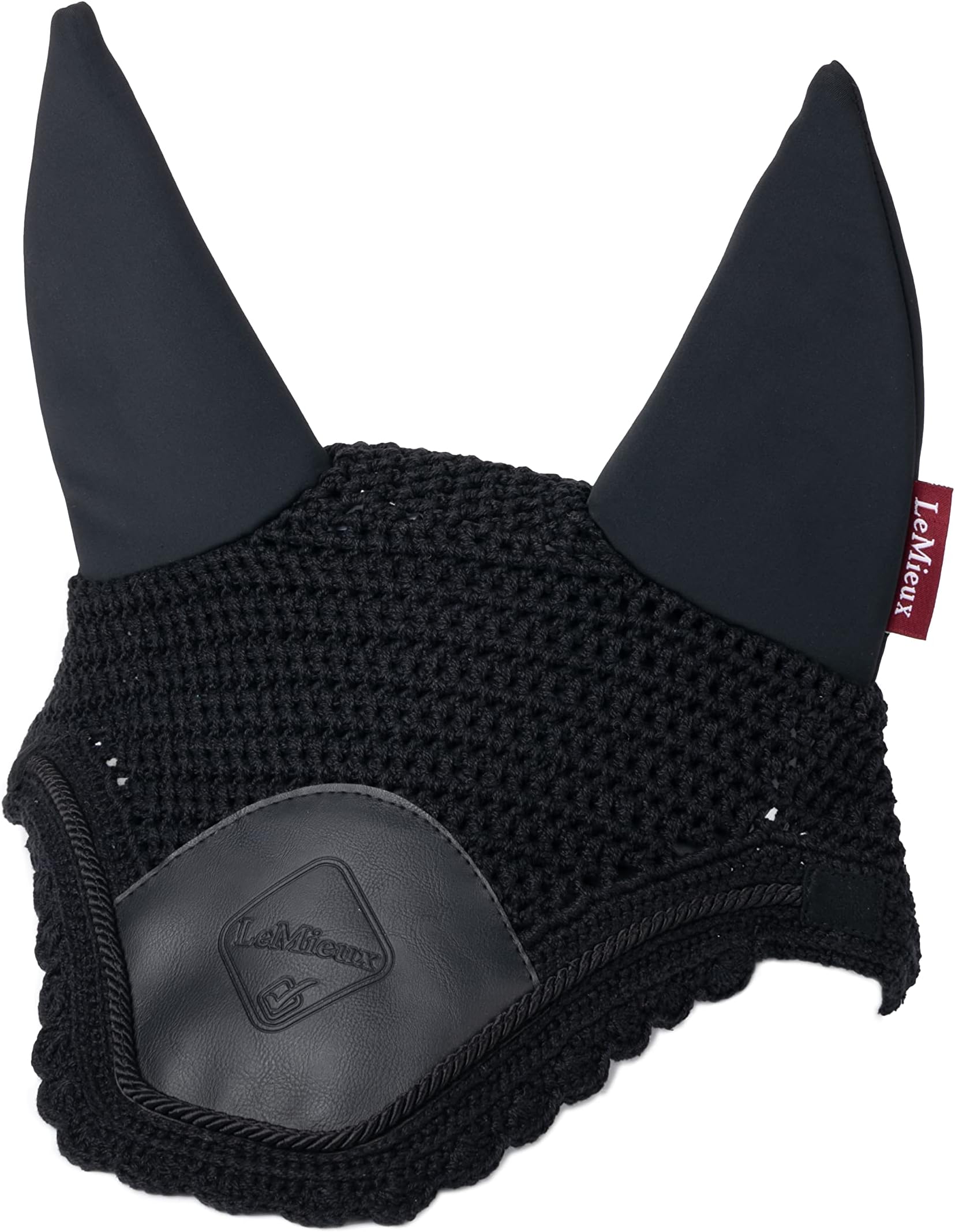 Amazon.com: EquiFit Ear Bonnet Logo Horse Black : Pet Supplies