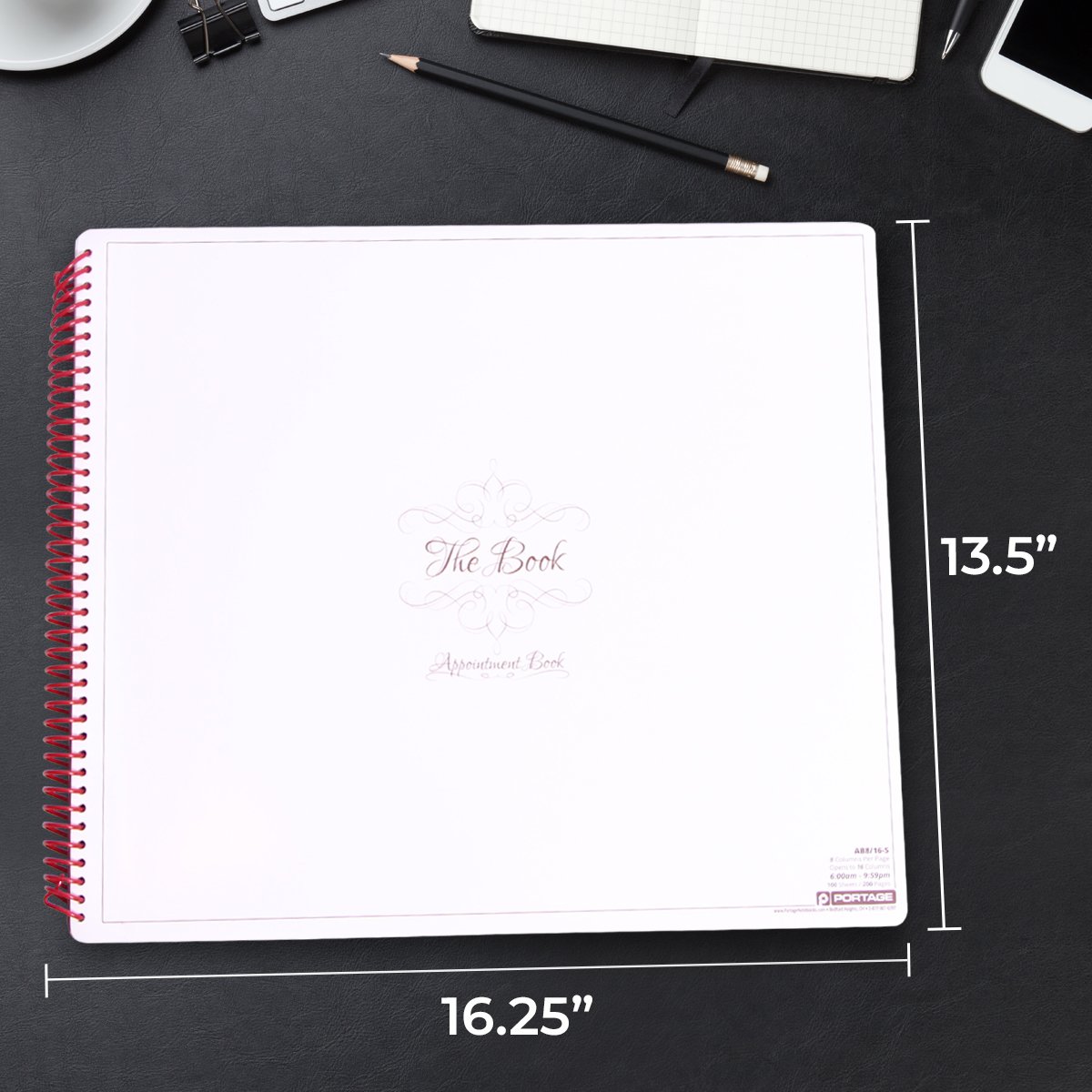 Buy Portage Business Appointment Book and Hourly Planner – Undated ...