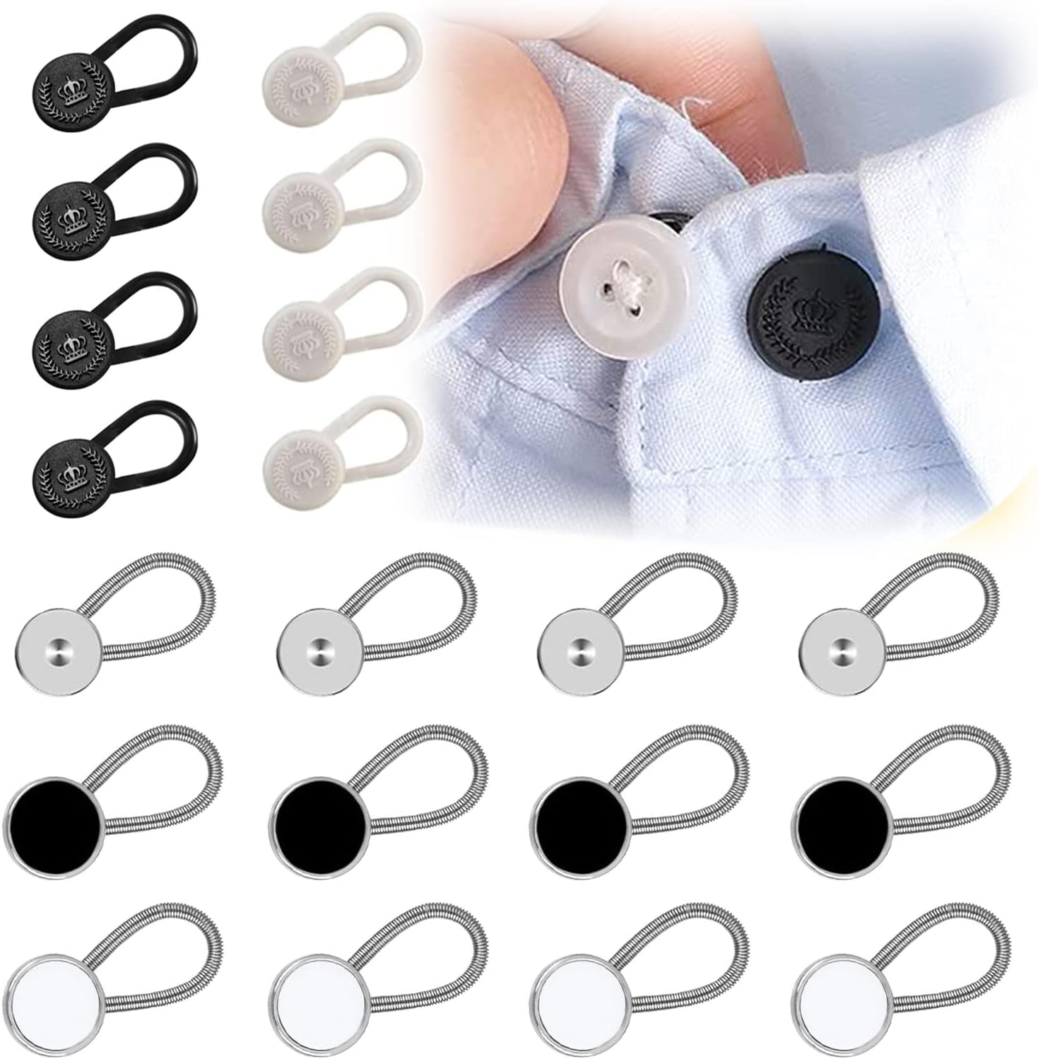 Amazon.com: Button Extenders for Pants,Pants Button Extender for Women ...