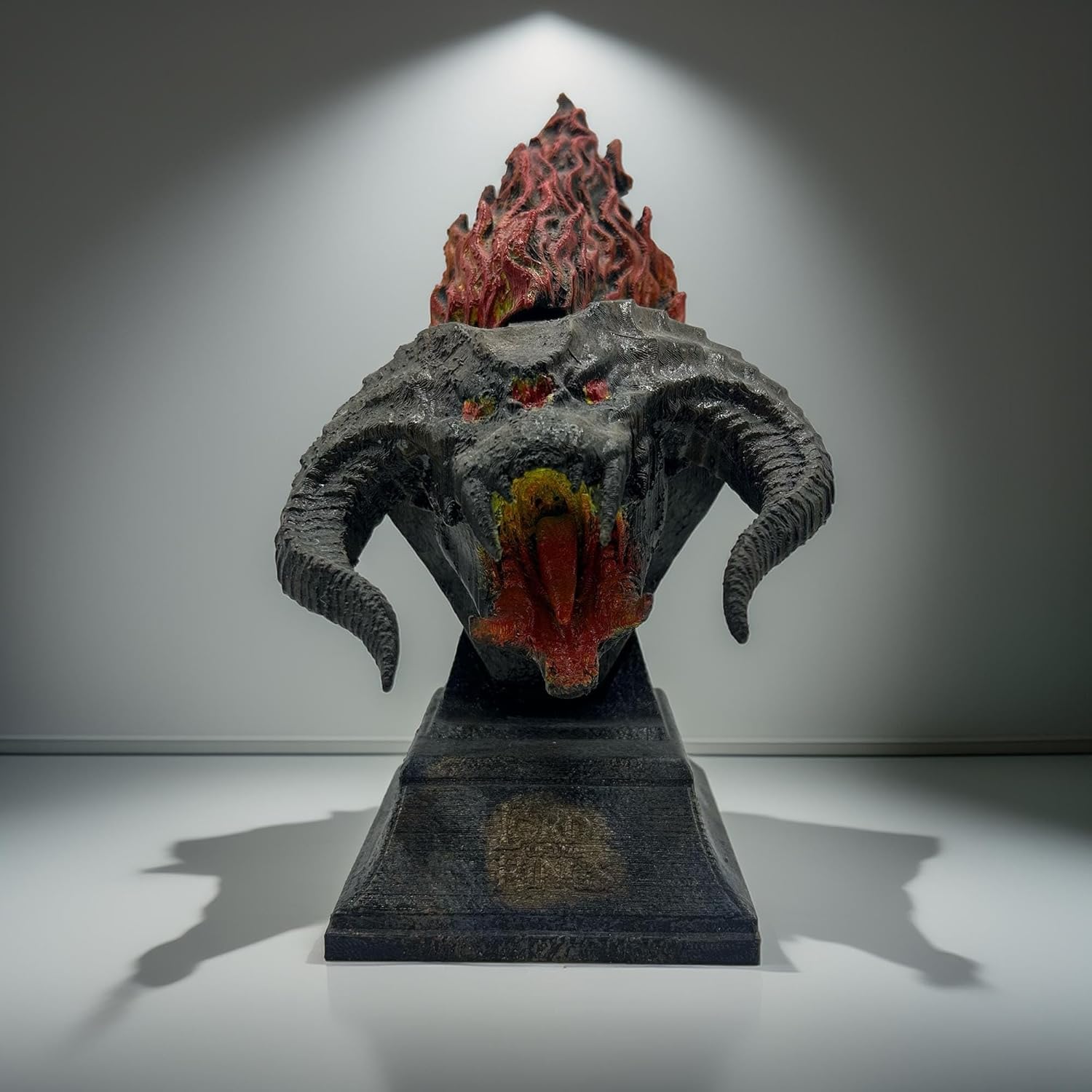 Amazon.com: Handmade Balrog Bust – 3D Printed Fire Demon Statue ...