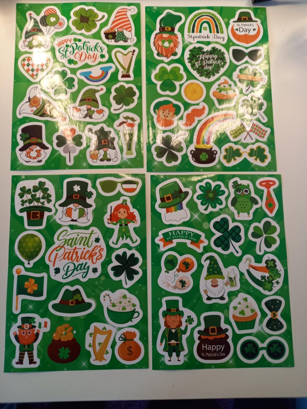 Tsathoggua St Patricks Day Stickers, Green Shamrock Stickers DIY Lucky ...