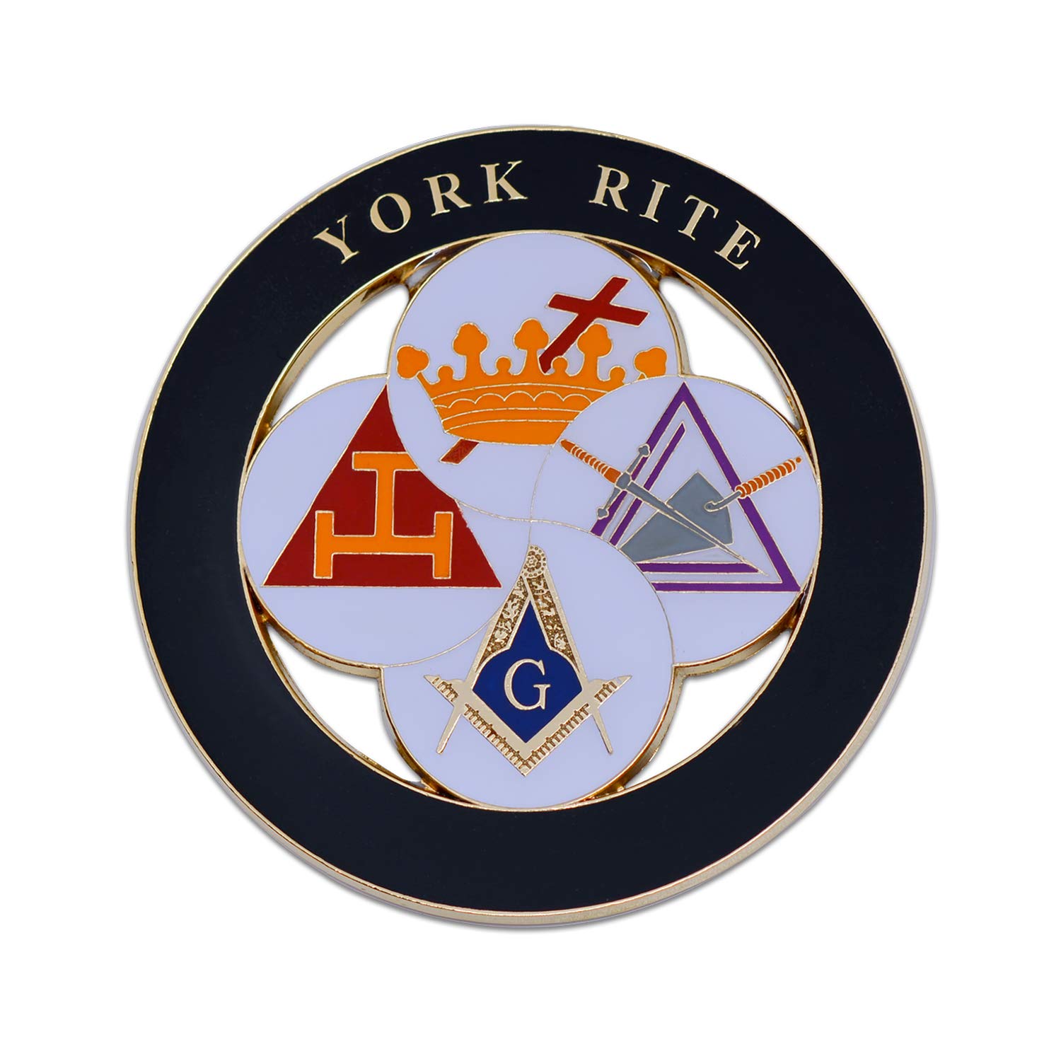 Amazon.com: York Rite Royal Arch Templar Cryptic Council Round Masonic ...