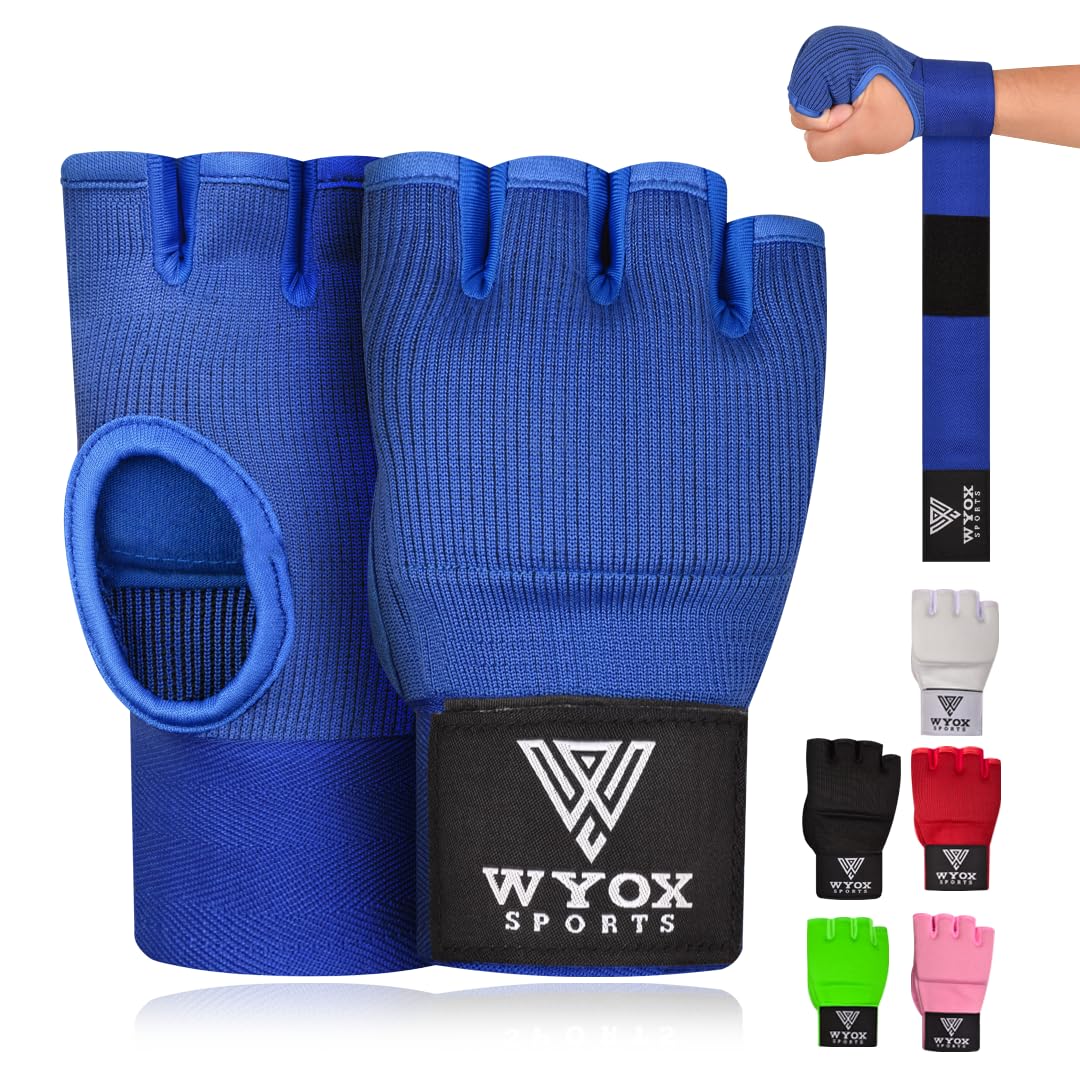 Snapklik.com : Boxing Hand Wraps Gel Knuckle Padded Inner Elastic Quick ...