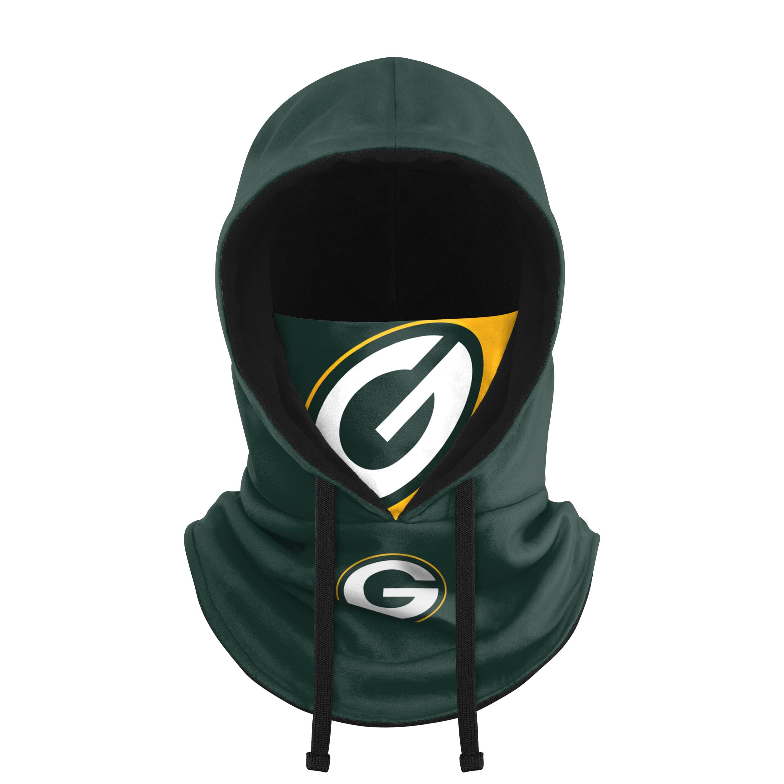 FOCO NFL Team Logo Hooded Gaiter Balaclava Face Cover Green Bay Packers ...
