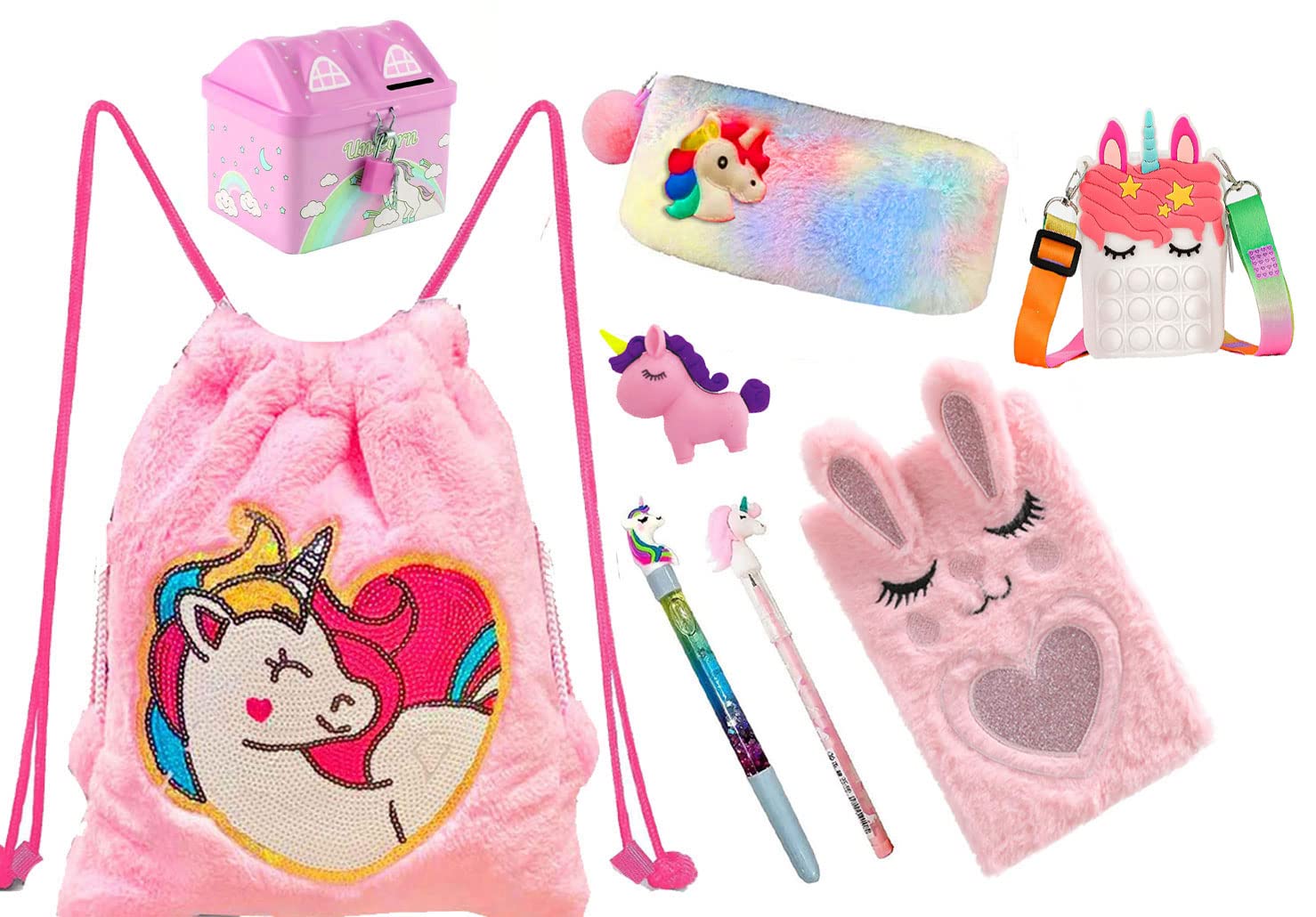 KOBBET® Unicorn Stationery Gift Set for Girls rakshabandhan Gift Set ...