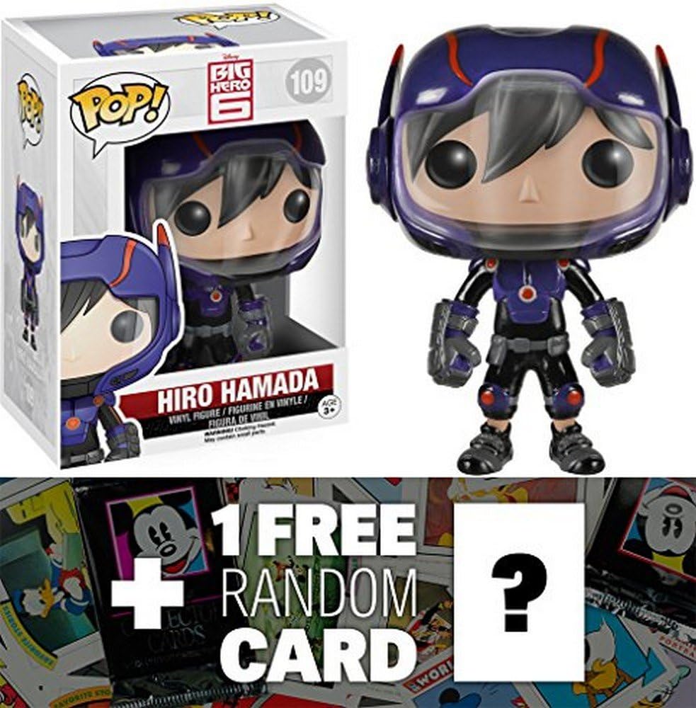 Hiro Hamada: Funko POP! x Disney Big Hero 6 Vinyl Figure + 1 FREE ...