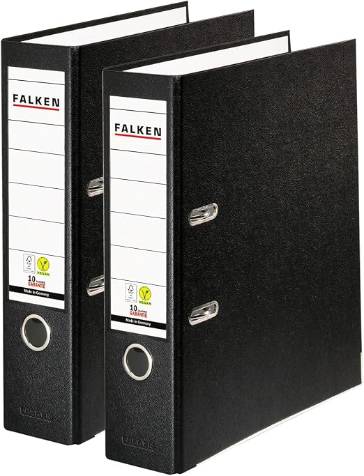 Original Falken 2er Pack PP-Color Ordner. Made in Germany. 8 cm breit ...