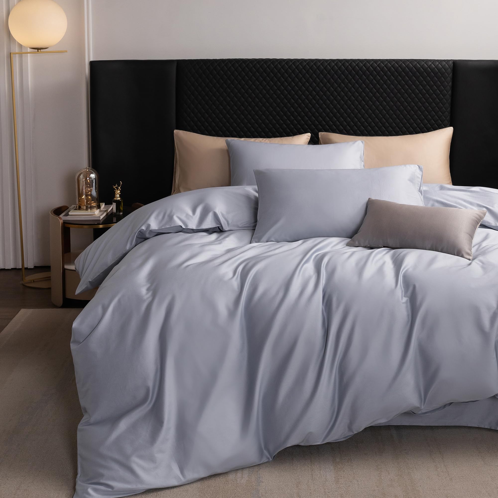 Snapklik.com : MooMee Bedding Duvet Cover Set Extra Long Staple Cotton ...