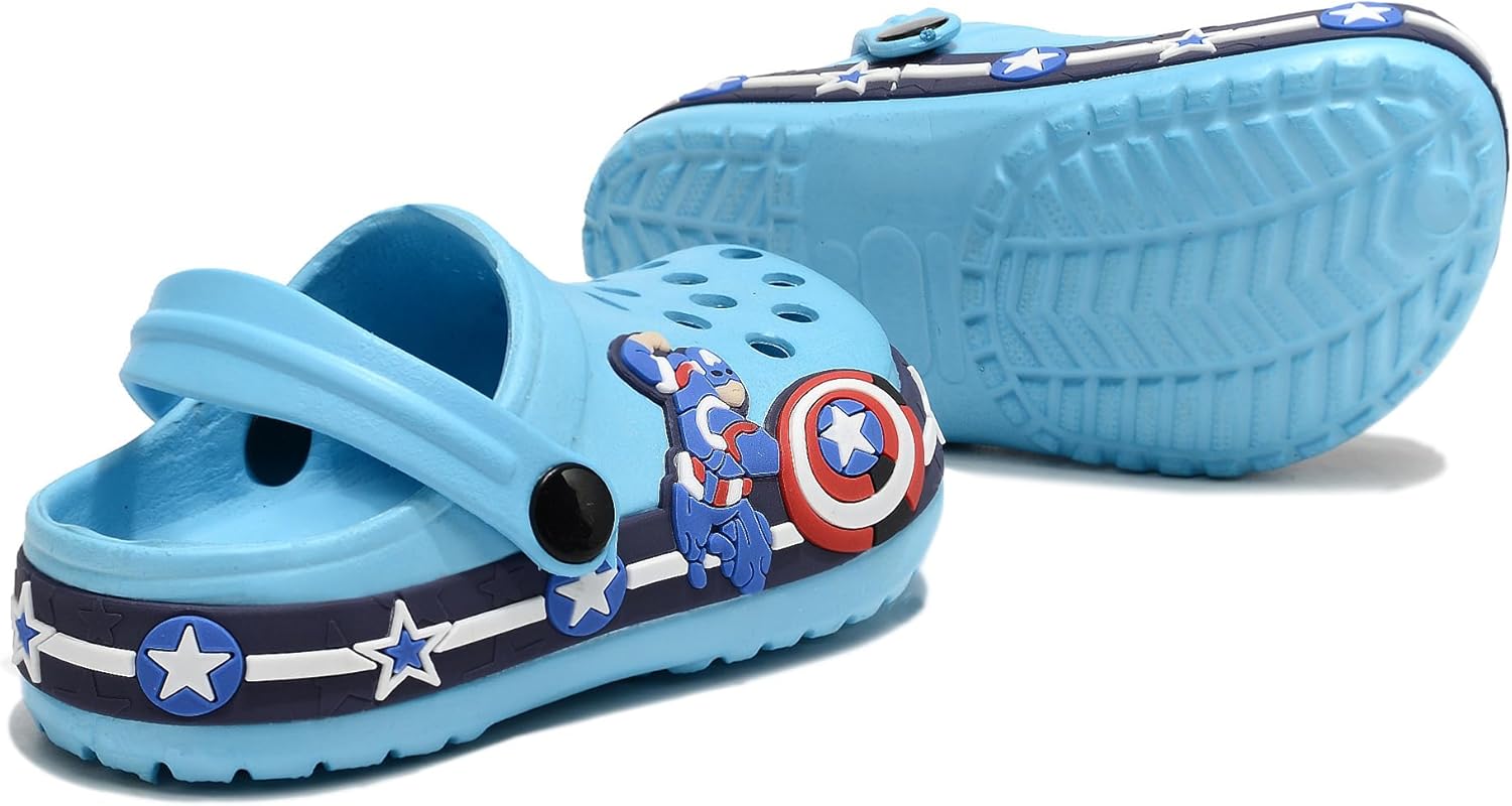 Amazon.com: Toddler Clogs EVA Cute Cartoon Pattern Boys and Girls Clogs ...
