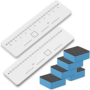 Amazon.com : Dry Erase Number Line - 5 Pack Dry Erase Boards and ...