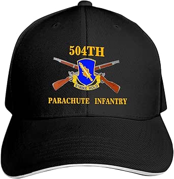 504th Parachute Infantry Regiment Unisex Adult Baseball Cap Sandwich ...