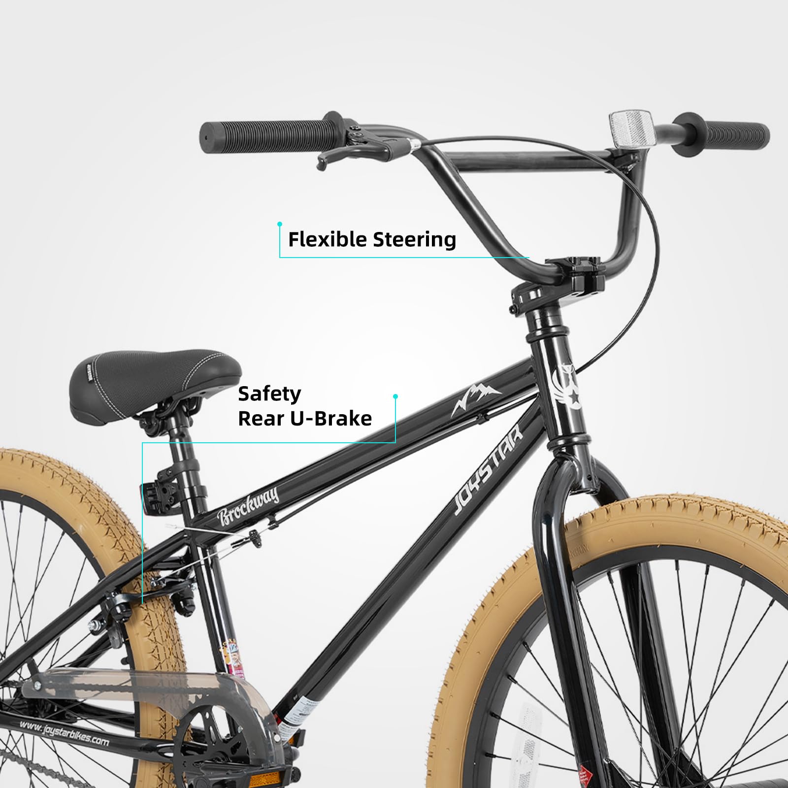 Snapklik.com : JOYSTAR 24 Inch Kids Bike Freestyle BMX Bikes For 7 8 9 ...