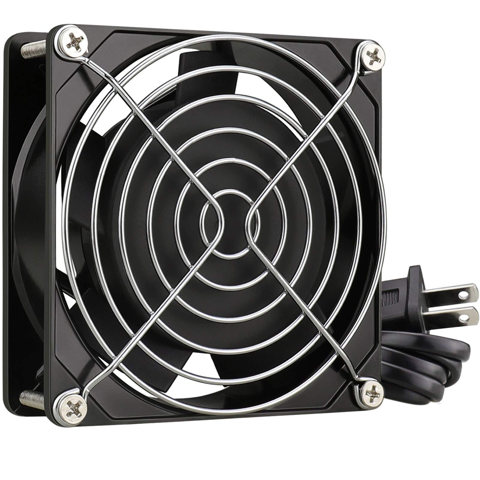 Snapklik.com : Axial Fan 90mm, 110V 120V AC 92mm X 92mm X 25mm Dual ...