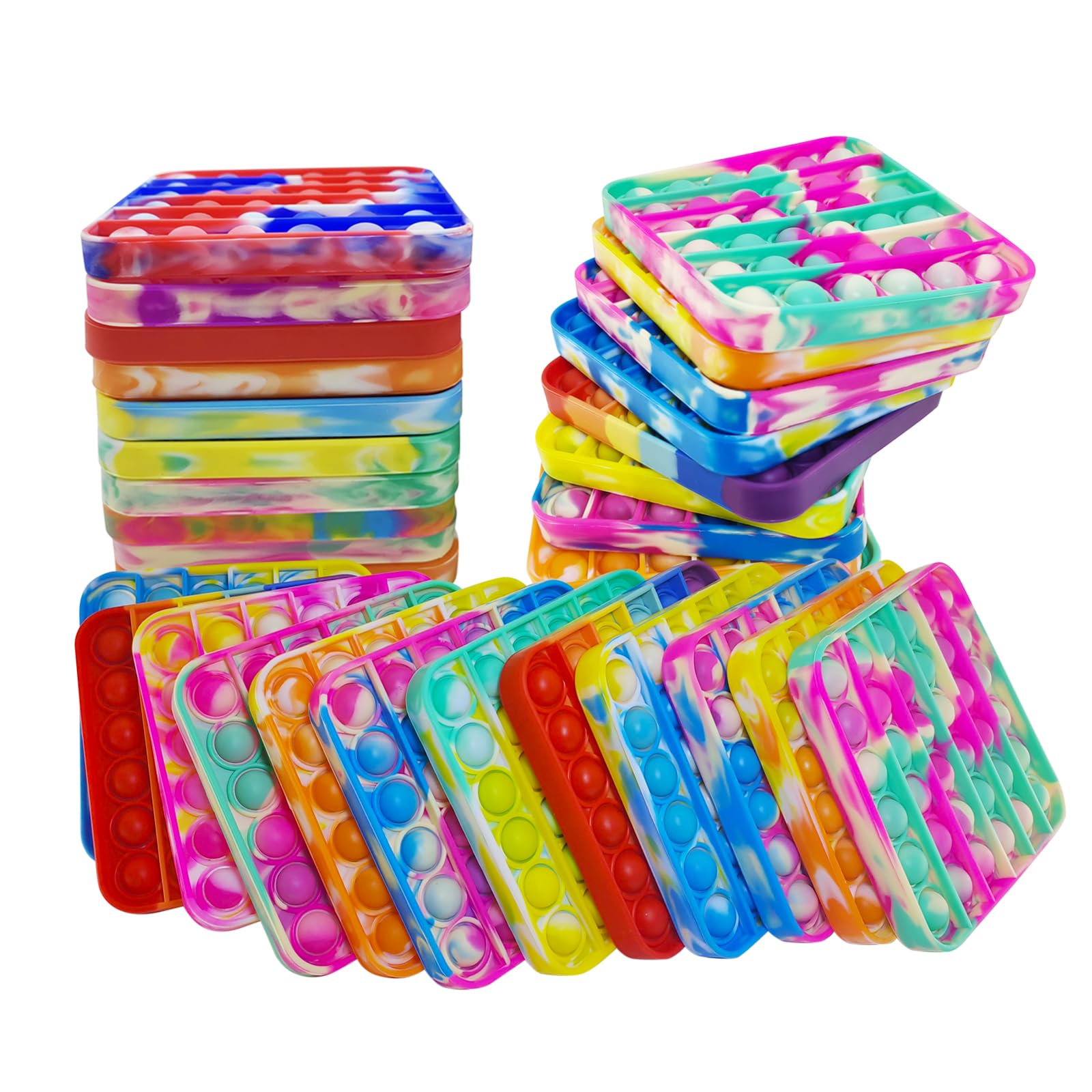 Amazon.com: 24 PCS Pop Fidget Sensory Toys for Party Favors,Push Pop ...