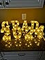 Amazon.com : 8 LED Marquee Letter Lights Grad 2024 Sign, Grad 2024 ...