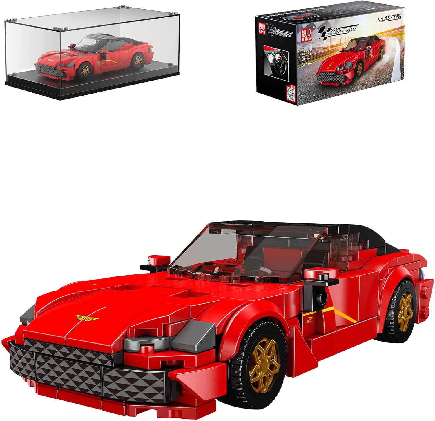 Amazon.com: Mould King Speed Champion DBS Super Car Models Building ...