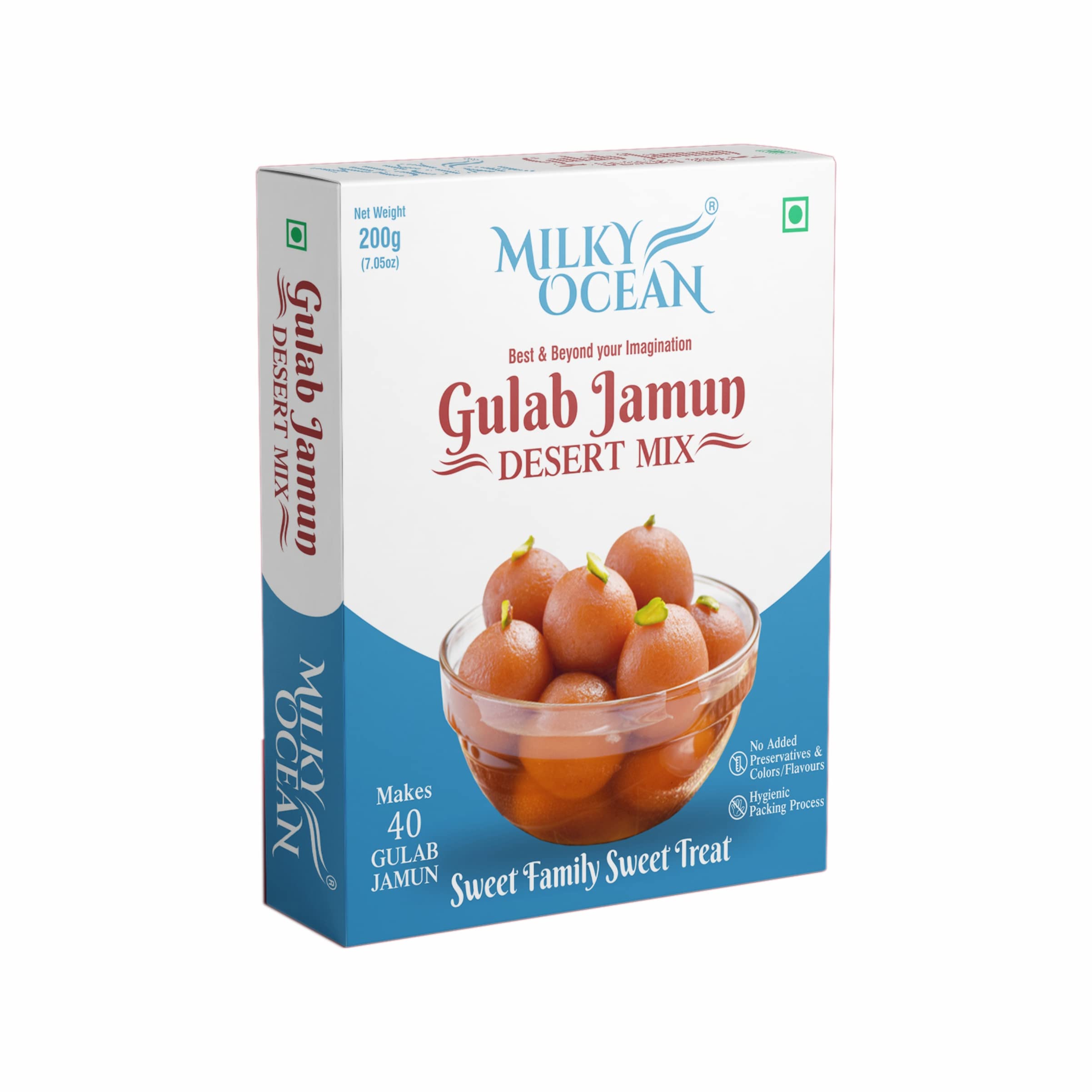 Milky Ocean Instant Gulab Jamun Dessert Mix Pure Veg Delicious ...