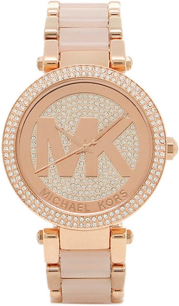 Amazon.co.jp: [マイケルコース] 腕時計 MICHAEL KORS MK6176 ロ－ズゴ－ルド ピンク [並行輸入品 ...