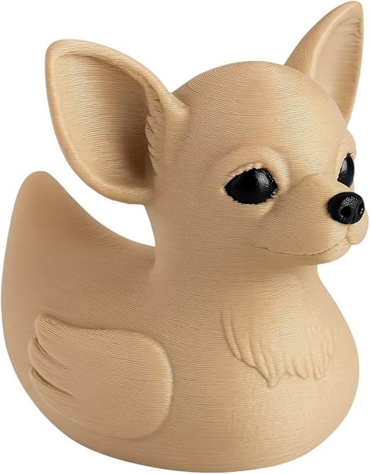 Amazon.com: Chihuahua Duck Figurine – Dog-Inspired Rubber Duck for 4x4 ...